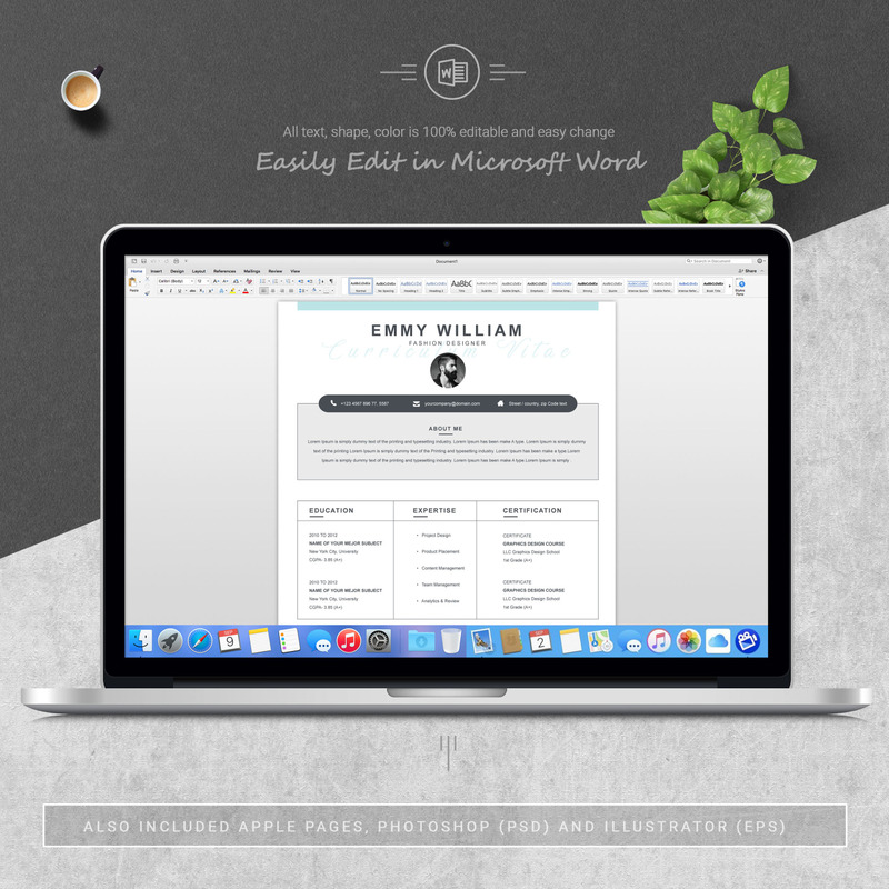 Emmy Resume Template #79016 - TemplateMonster